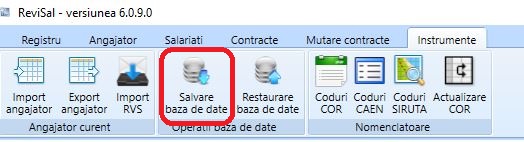 REVISAL – ghid practic de salvare si mutare a bazei de date ...