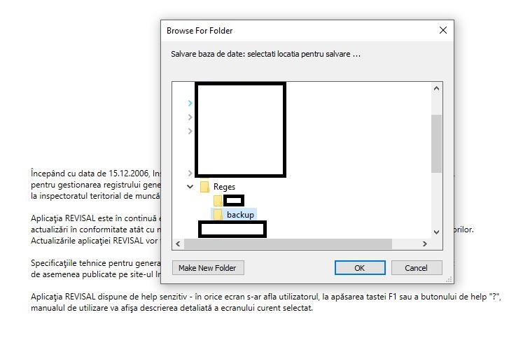 REVISAL – ghid practic de salvare si mutare a bazei de date ...