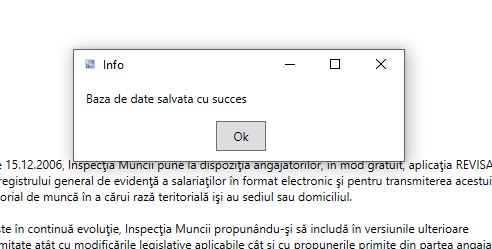 REVISAL – ghid practic de salvare si mutare a bazei de date ...