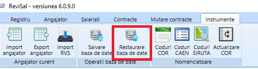 REVISAL – ghid practic de salvare si mutare a bazei de date ...